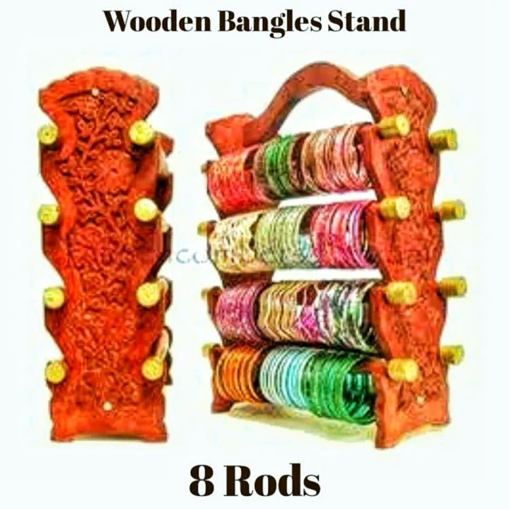Wooden Bangles Stand , Chori Stand, Jewellery Stand Hand Crafted Best ...
