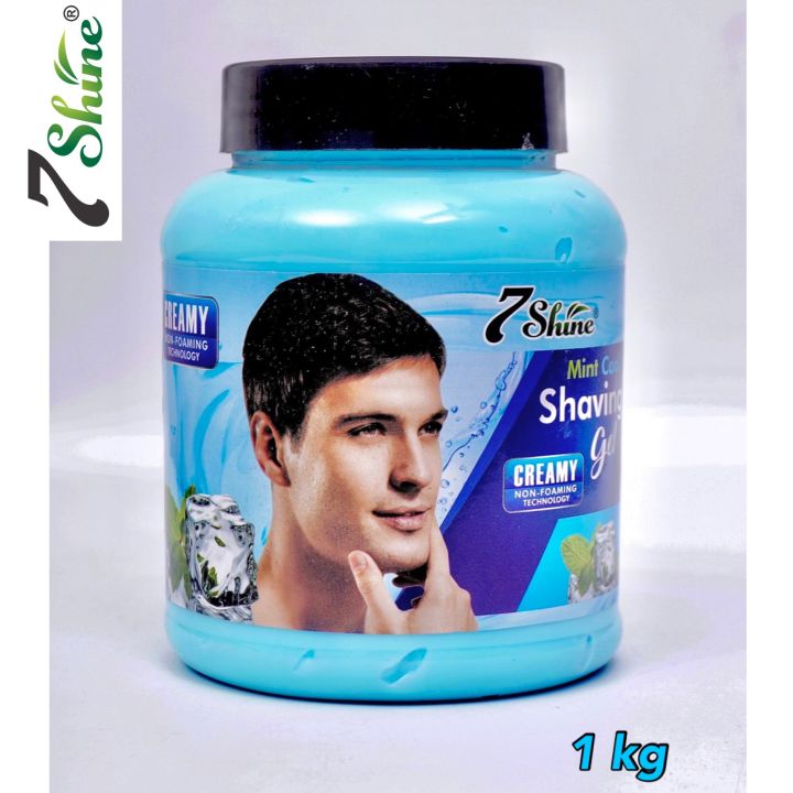 7 Shine Shaving Gel – Creamy (1kg Salon size) | Daraz.pk