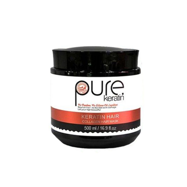 Pure Keratin Hair Collagen Hair Mask 500ml | Daraz.pk