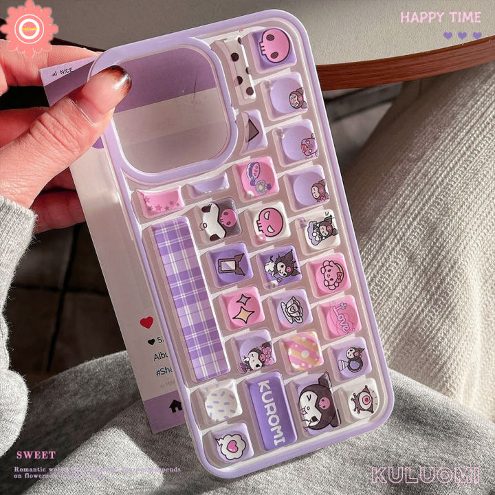 Creative Fashion Cute Cool Funny Cartoon Kuromi Case Compatible for ...