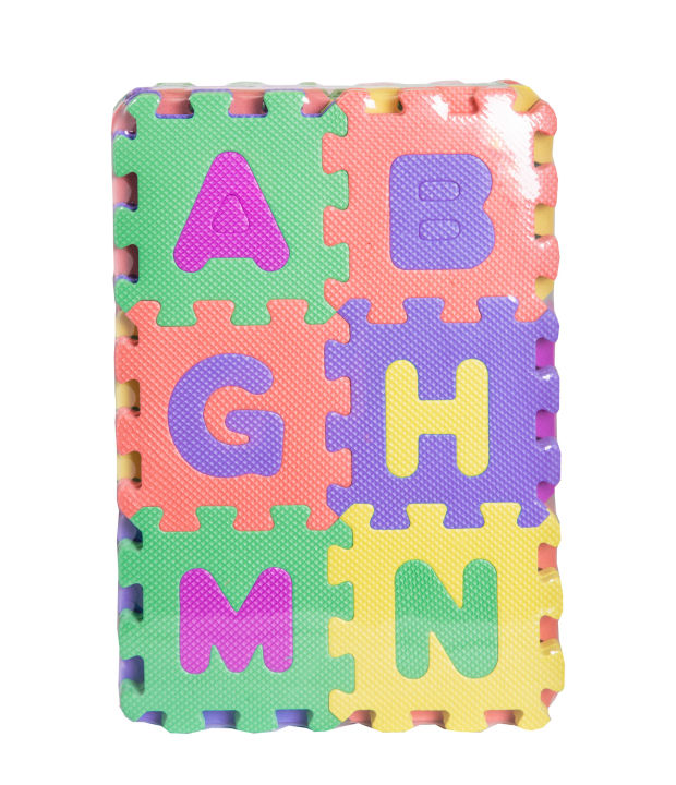 Aljannat Mall Kids Foam Play Mat, 26Pcs Alphabet & Letters, Puzzle ...
