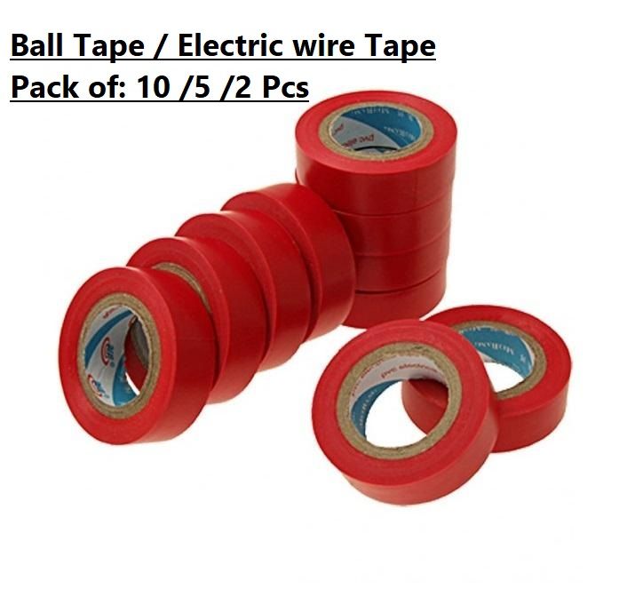 Pvc Ball Tape Electric Tape Pack of 10/5/2 Solution Tape heat resistant ...