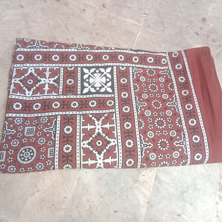 "Authentic Sindhi Ajrak Shawl - Traditional Sindhi Chadar" | Daraz.pk