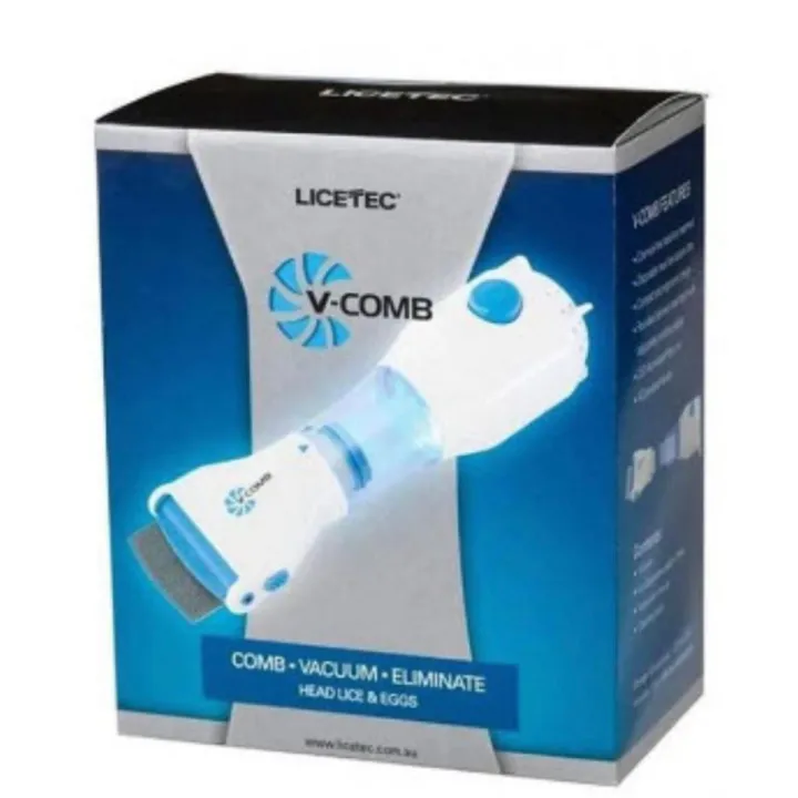 Vacuum Lice comb Electric Capture Pet Filter Lice Treatment for Humans ...