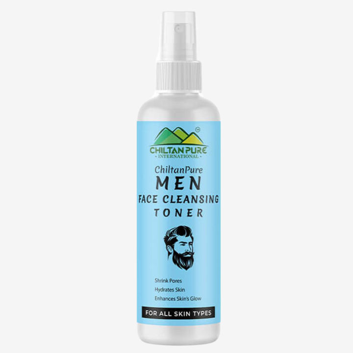Men Face Cleansing Toner – Hydrates Skin, Shrink Pores, Soothes ...