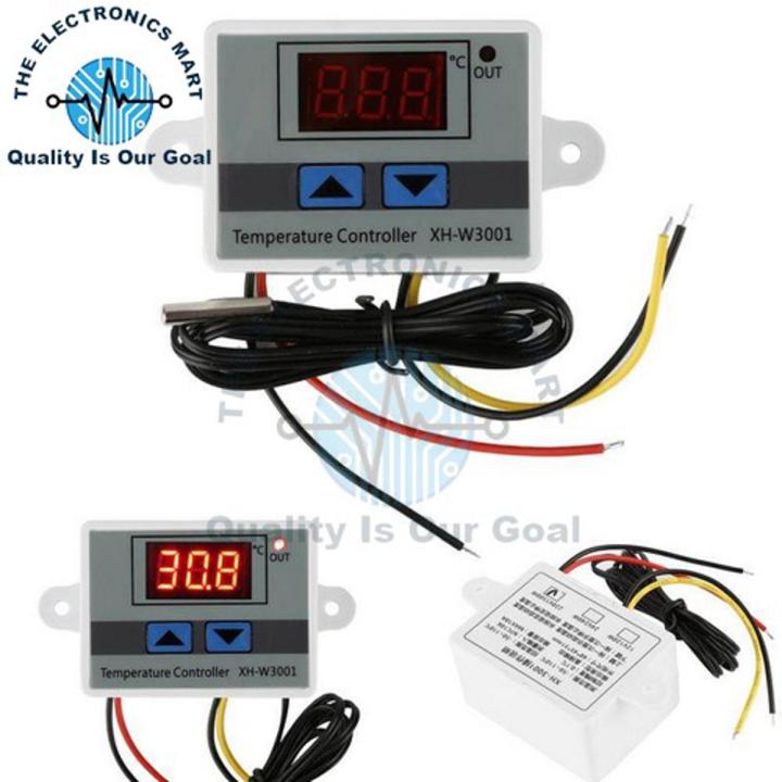1Pcs XH-W3001 AC 220V 10A Digital Temperature Controller Thermostat In ...