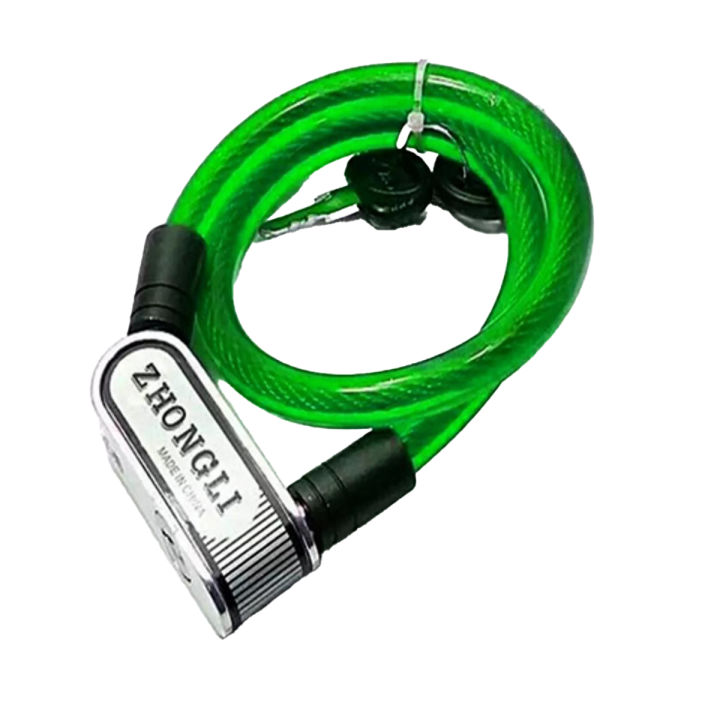 Bike Lock Zhongli wire lock for cycles and motor cycles - Heavy Duty ...