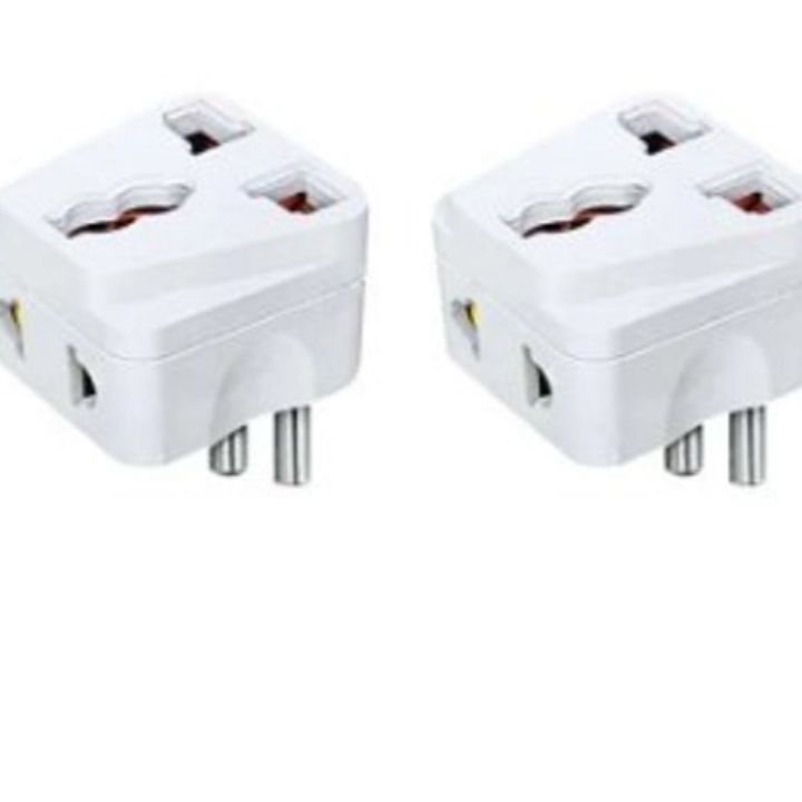 3 pin Plug Adapter | Multi plug sockets | Plug Socket, Multi Plug ...