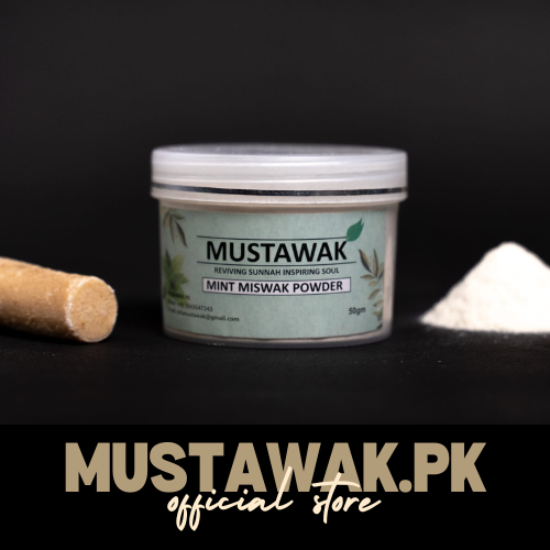 Miswak Powder, Mustawak Miswak Powder Kit -1 Mint Miswak Powder, 100% ...