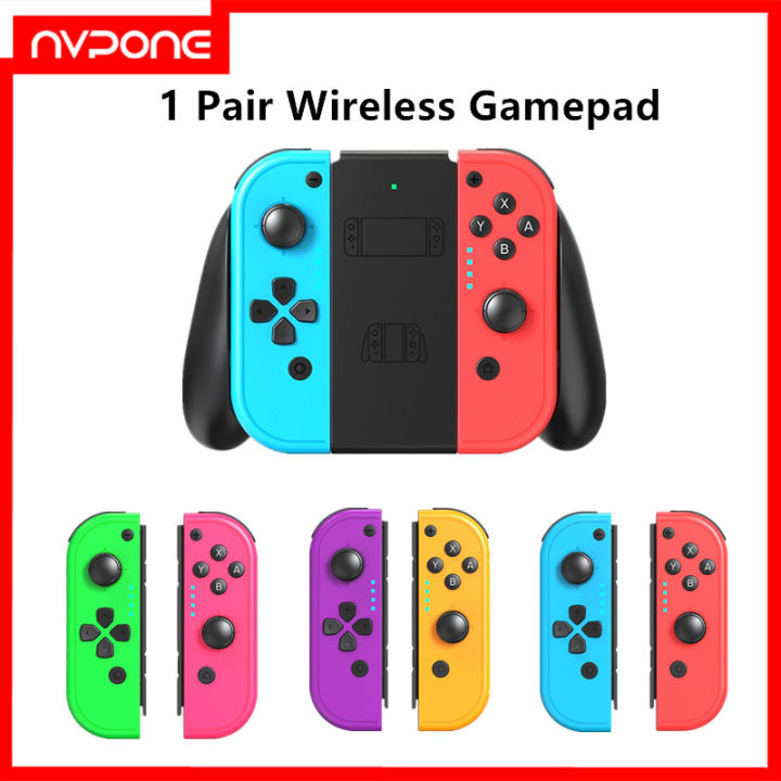 1 Pair Wireless Gamepad Lr Sensor Joypad Controller For Nintendo Switch Game Console Switch Joy ...