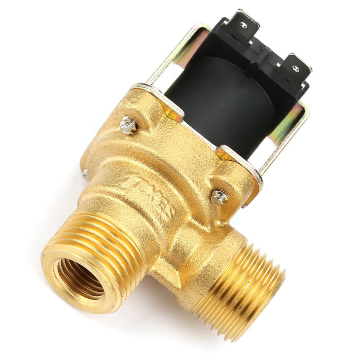 Brass DC24V G1/2 Normal Closed Pilot-operated Water Inlet Electric ...