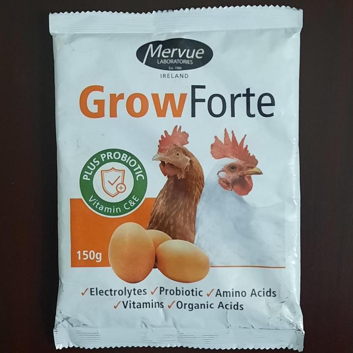 Grow Forte 150 grams - Vitamins, Electrolytes, Amino Acids, Organic ...