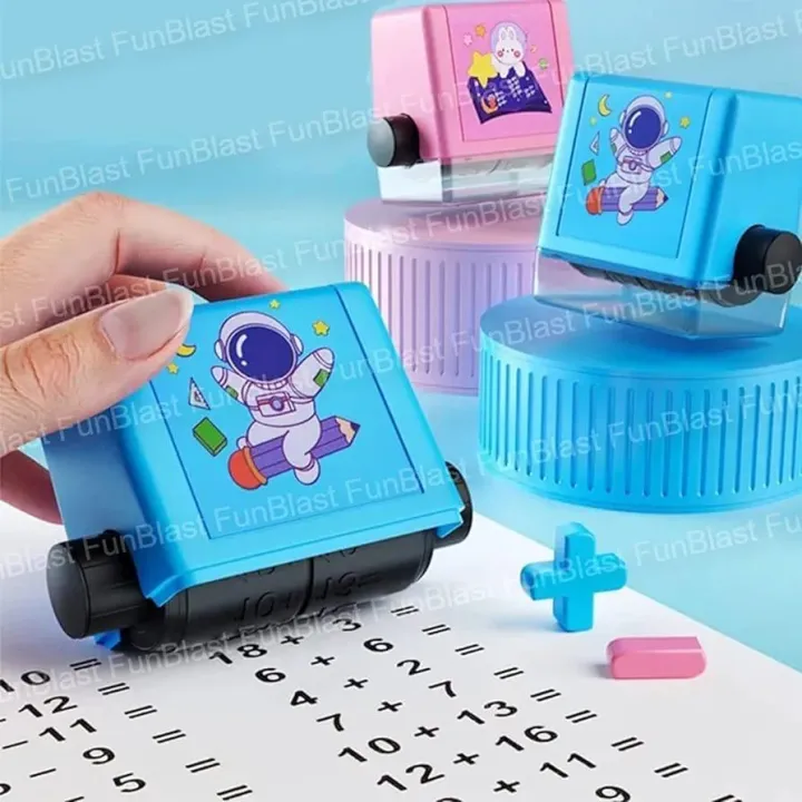 Roller Digital Teaching Stamp Multiply Divide Addition Subtraction ...
