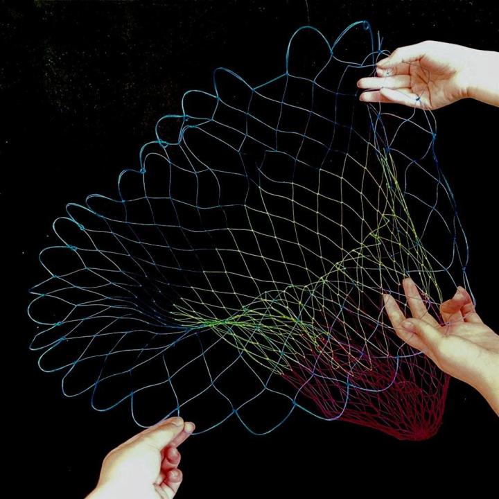 Fishing Tools Accessories Folding 40/50/60cm Depth Carp Net Rhombus ...