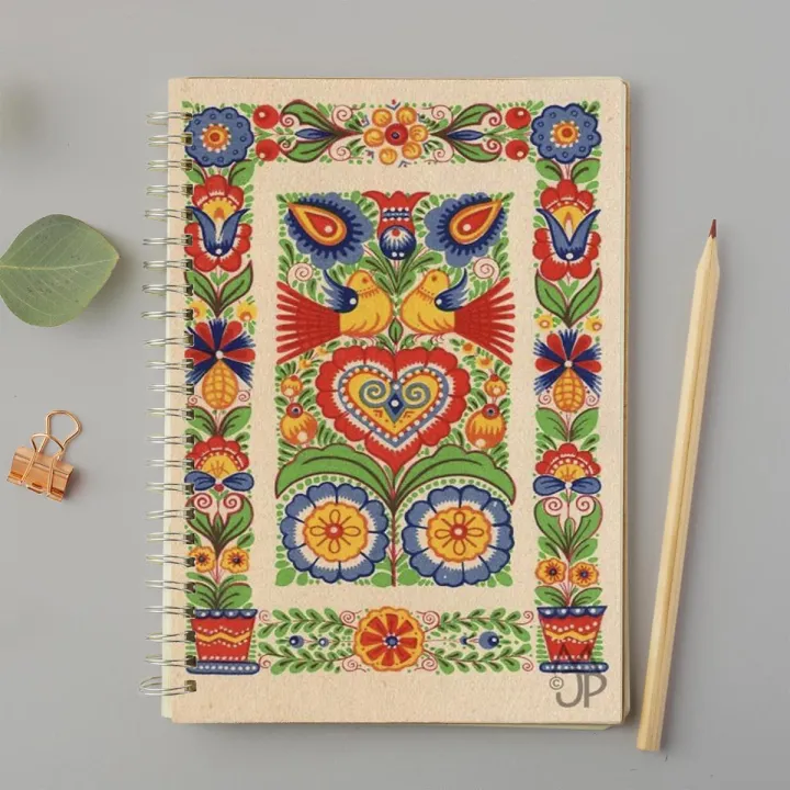 Pakistani Art-A4 & A5 Spiral Notebook with Plastic Sheet | Daraz.pk