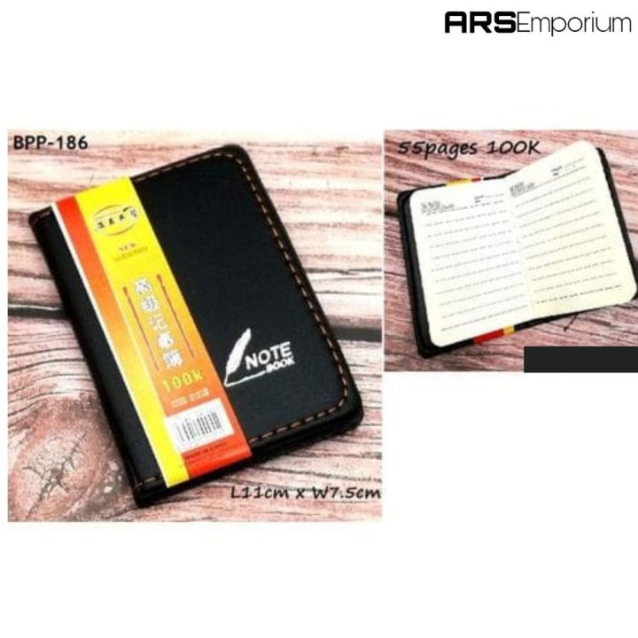 A7 Size Premium Leather Business Notebook – 80 to 100 Pages Compact ...