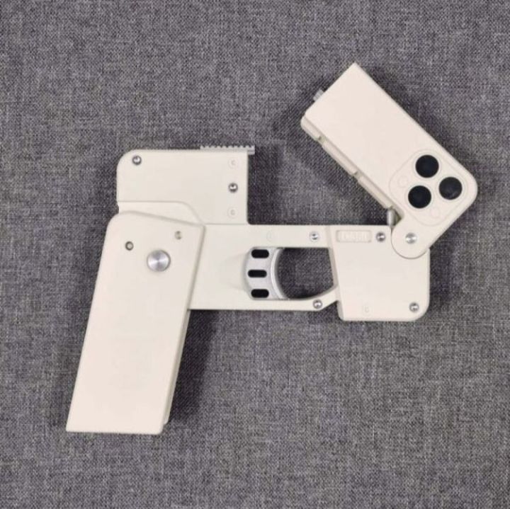Creative Folding Toy GuNns With Soft Bullet Adult Phone Case Shape ...