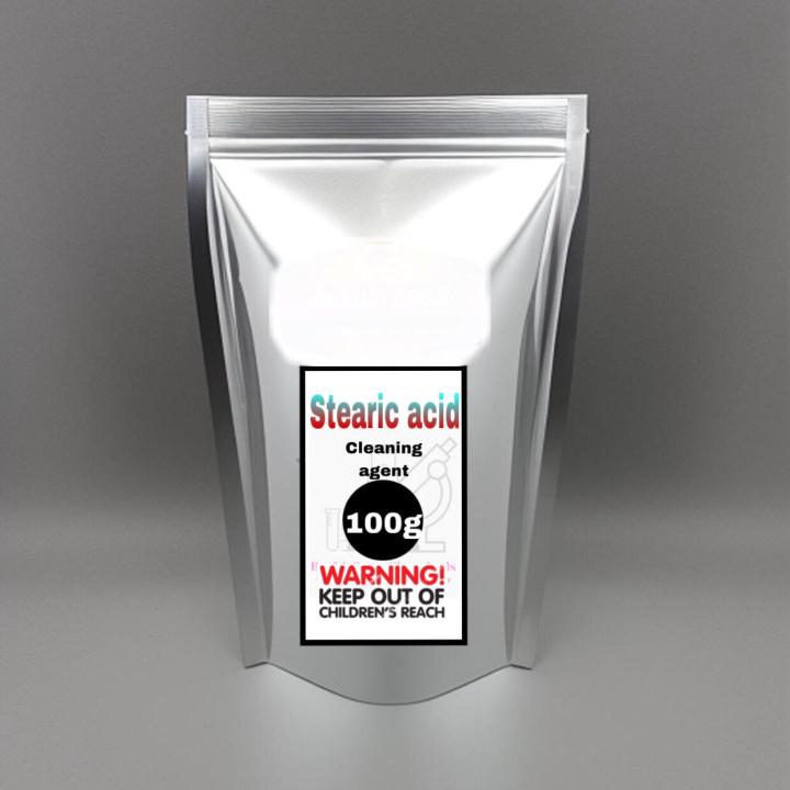 Stearic acid 100g, 100% Pure, Cosmetic raw material, Skin moisturizing ...