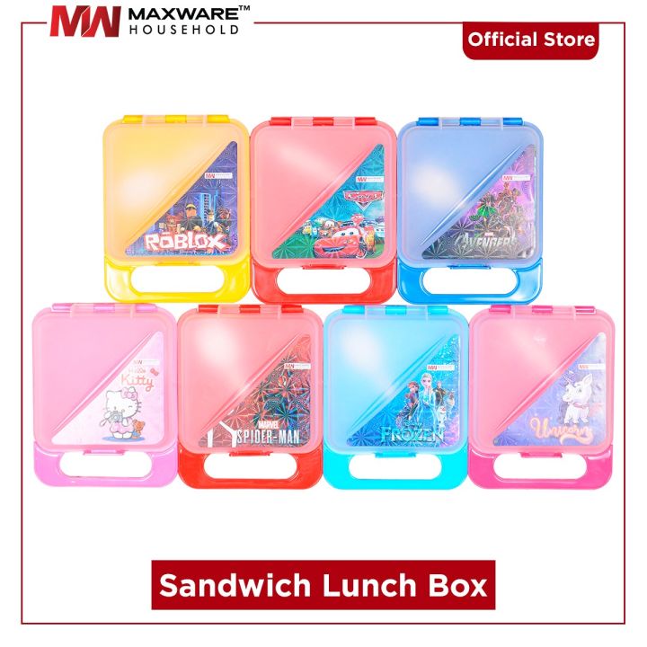 Maxware Household Sandwich Lunch Box, available in 6 beautiful Colors ...
