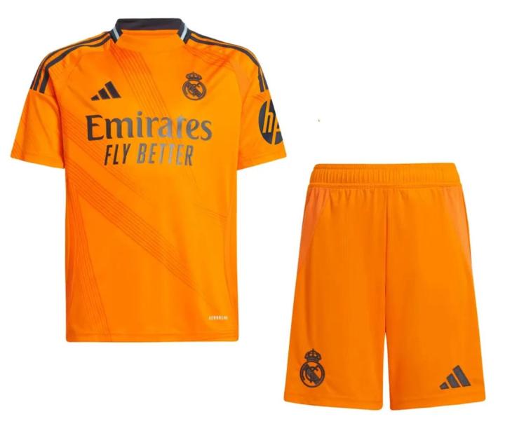 Original Mbappe full kit Orange Edition Real Madrid - Available | Daraz.pk
