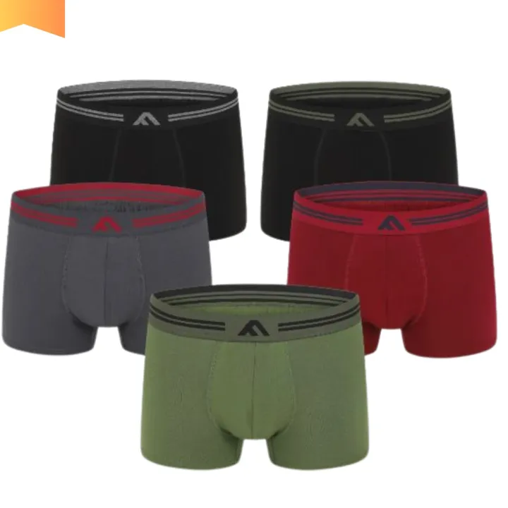 Men’s Premium Boxers – Soft, Breathable Cotton & Stretchable – Pack of ...