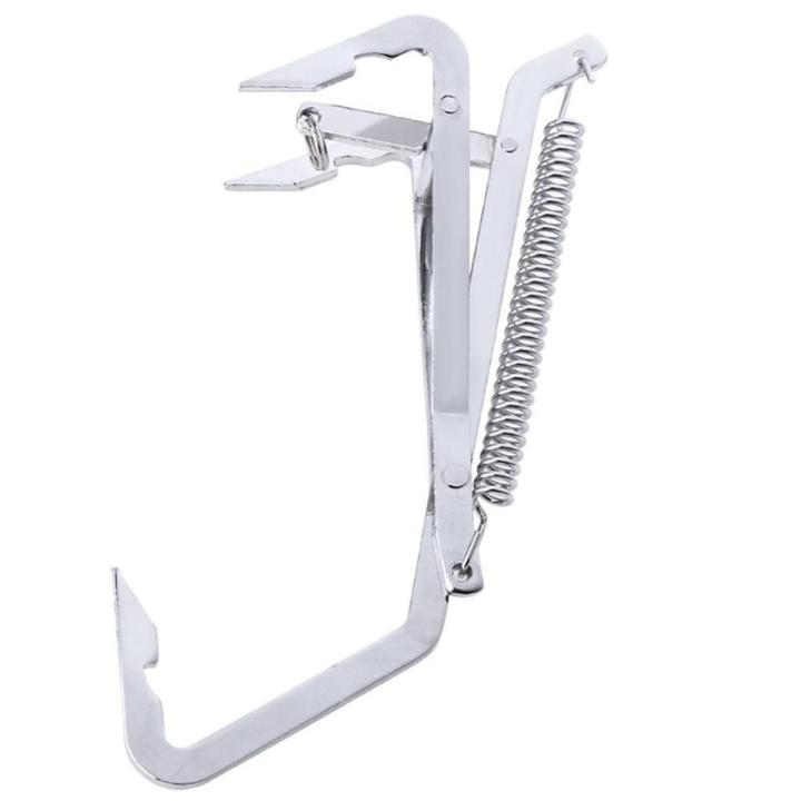 Stainless Steel Outdoor Fishing Crab Catch Grabber Gripper Holder Clamp ...
