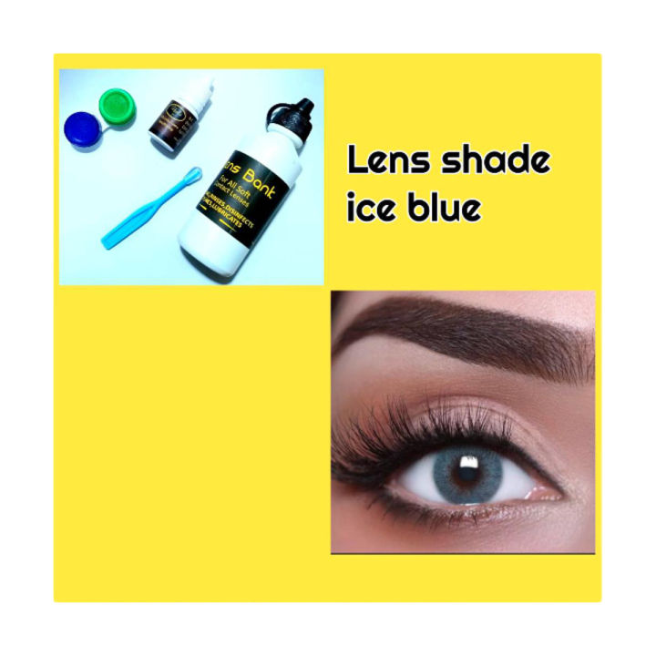 Shade name Ice Blue Eye Contact Lens Multiple Eye care Lens | Daraz.pk