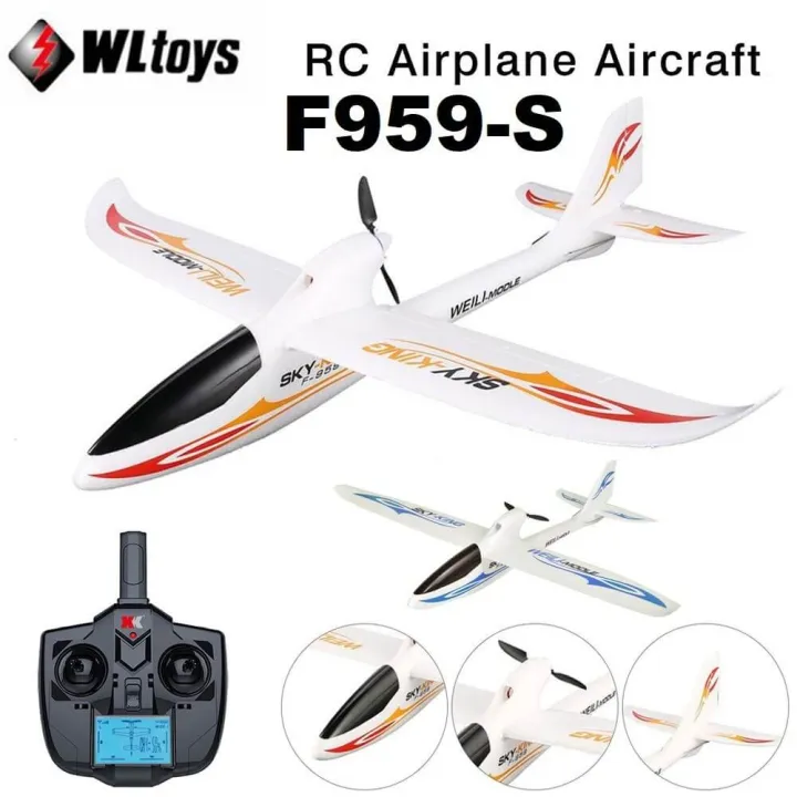 WLtoys F959 Sky King 2.4G 3CH 750mm Wingspan RC Airplane RTF Red or ...