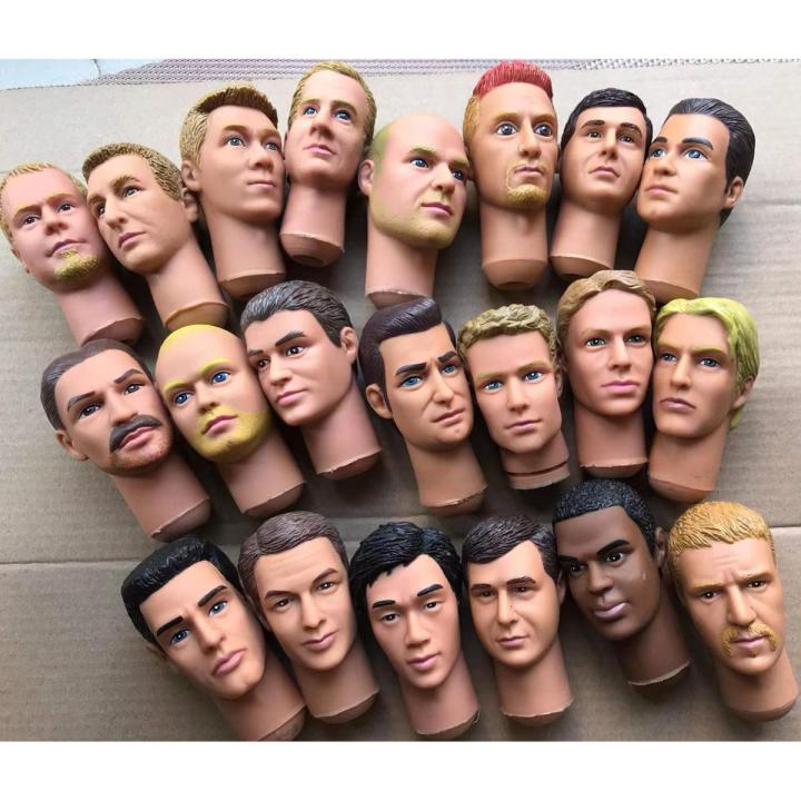 Rare Face Men Doll Heads Quality Makeup Doll Figure Collection Doll ...