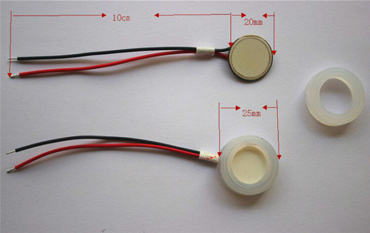 1pcs D20mm Ultrasonic Atomizing Transducer Mist Maker Ceramic ...