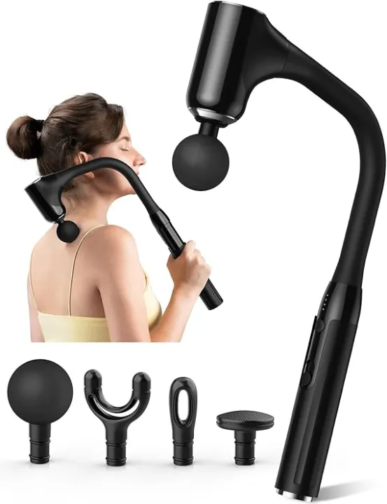 Back Massager for Pain Relief Deep Tissue with Extended Handle, 12MM ...