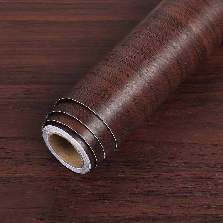 Wooden Wallpaper Sheet Sticker Self Adhesive WaterProof PVC wallpaper ...