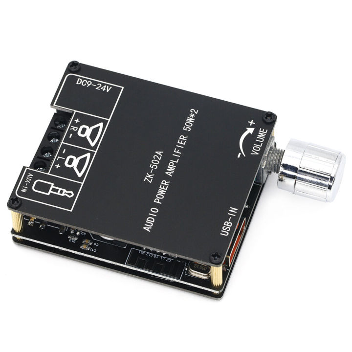 ZK-502A Bluetooth 50W+50W stereo amplifier module | Daraz.pk