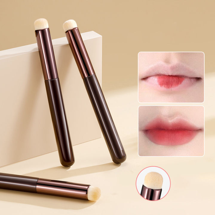 Professional Lip Makeup Brush Round Head Multifunctional Smudging ...