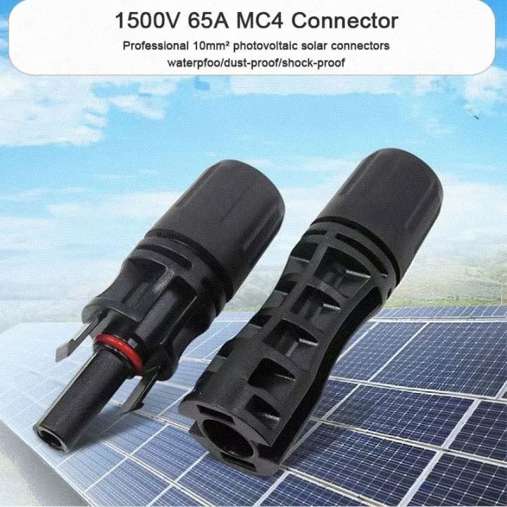 Solar Panel MC4 Connector ip68 Copper Pin Waterproof 1500V Male ...