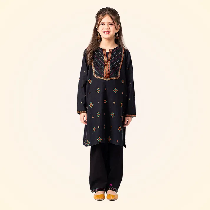 Kids Eid Collection - For Age 5 to 12 Years Girls Dresses - 3pc ...