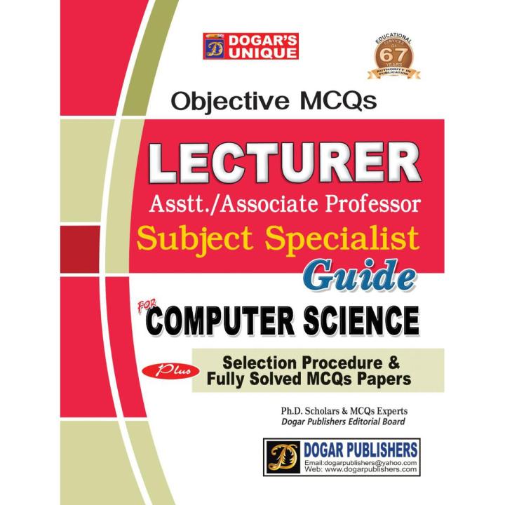 Lecturers computer science Associate Professor Subject Specialist Guide ...