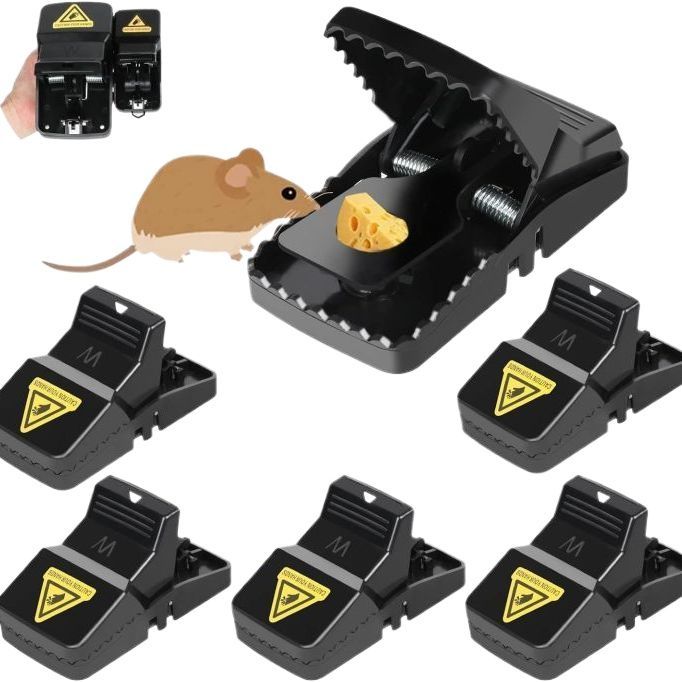 Heavy Duty Mouse Trap Mice Catcher High Quality Plastic Reusable ...