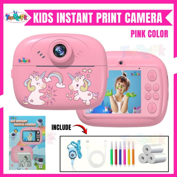 Smart Digital Dual Lens Instant Print Camera for Kids | 1080P Video ...