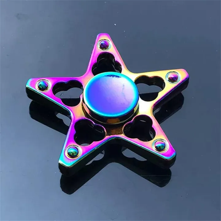 Mini Star Rainbow Metal Fidget Spinner | Daraz.pk