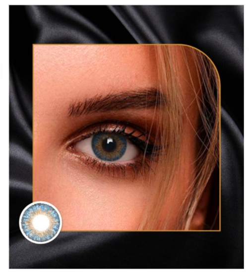 Eye Care Lens Personal care lens Party wear Lens Shade Ice Blue | Daraz.pk