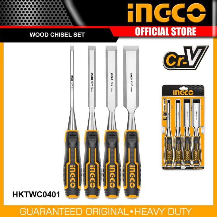 Ingco 4Pcs wood chisel set | Daraz.pk