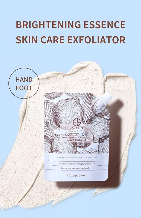 DR Rashel ESTELIN COCONUT Oil Hand & Foot Scrub 200g ES0111 | Daraz.pk