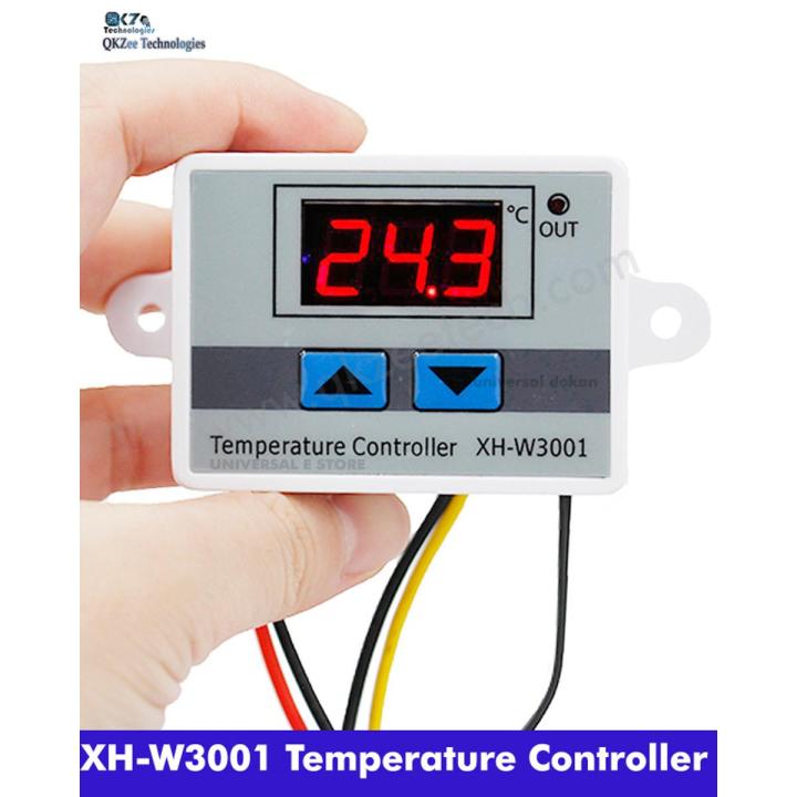 W3001 Temperature Controller 220V 7A XH-W3001 Digital LED Temperature Controller | Daraz.pk