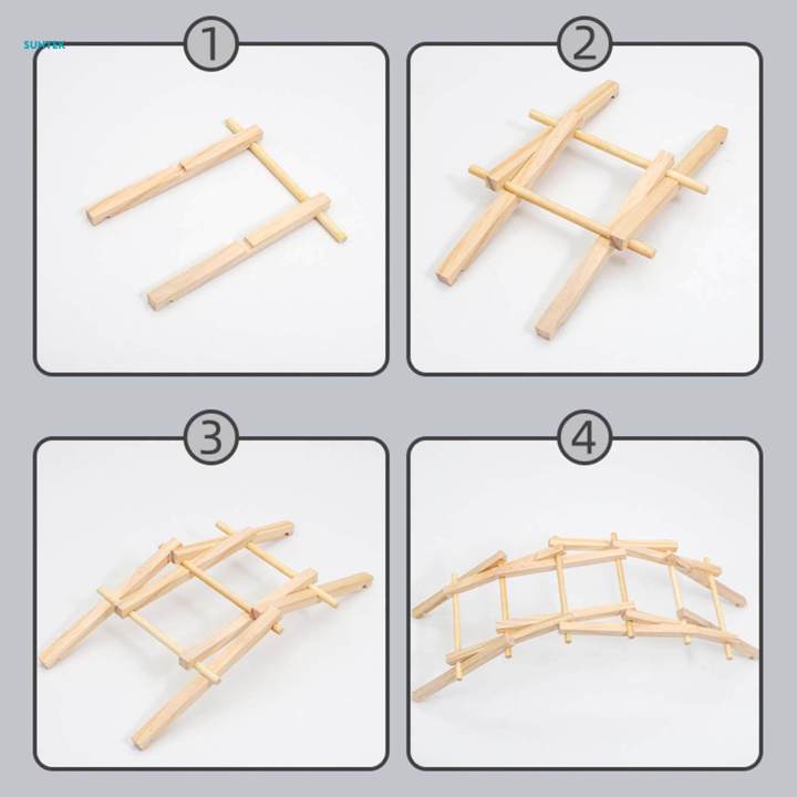Wood Model Bridge Experiment Homeschool Projects Crafts Physics Kits ...