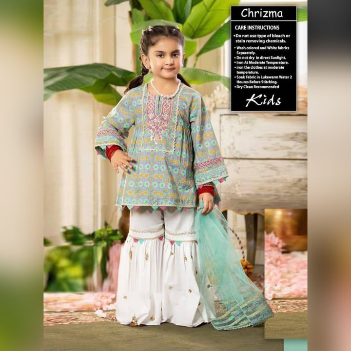 Stylish Cut Maxi With Trouser For 14th August - Independence Day Dress ...