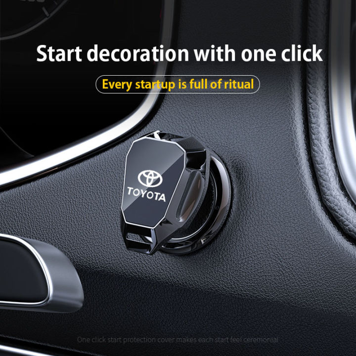 [New Style] Car Interior Engine Ignition Start Stop Button Protective ...