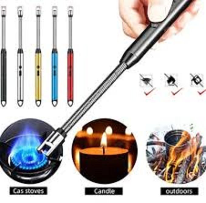 Rechargable Electric Kitchen Lighter with long Neck,USB Arc lighter ...
