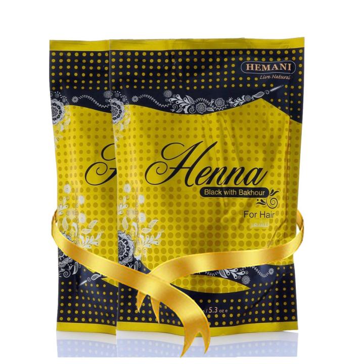 Hemani Pack Of 2 - Black With Bakhoor 150gm | Daraz.pk