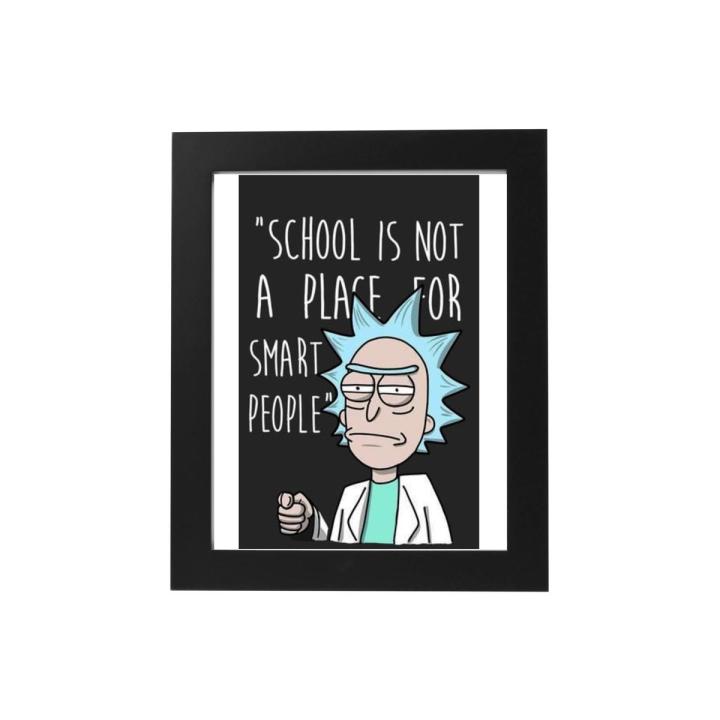 Rick And Morty Rick Sanchez Quotes TV Show Posters Vinyl Paper Quotes ...